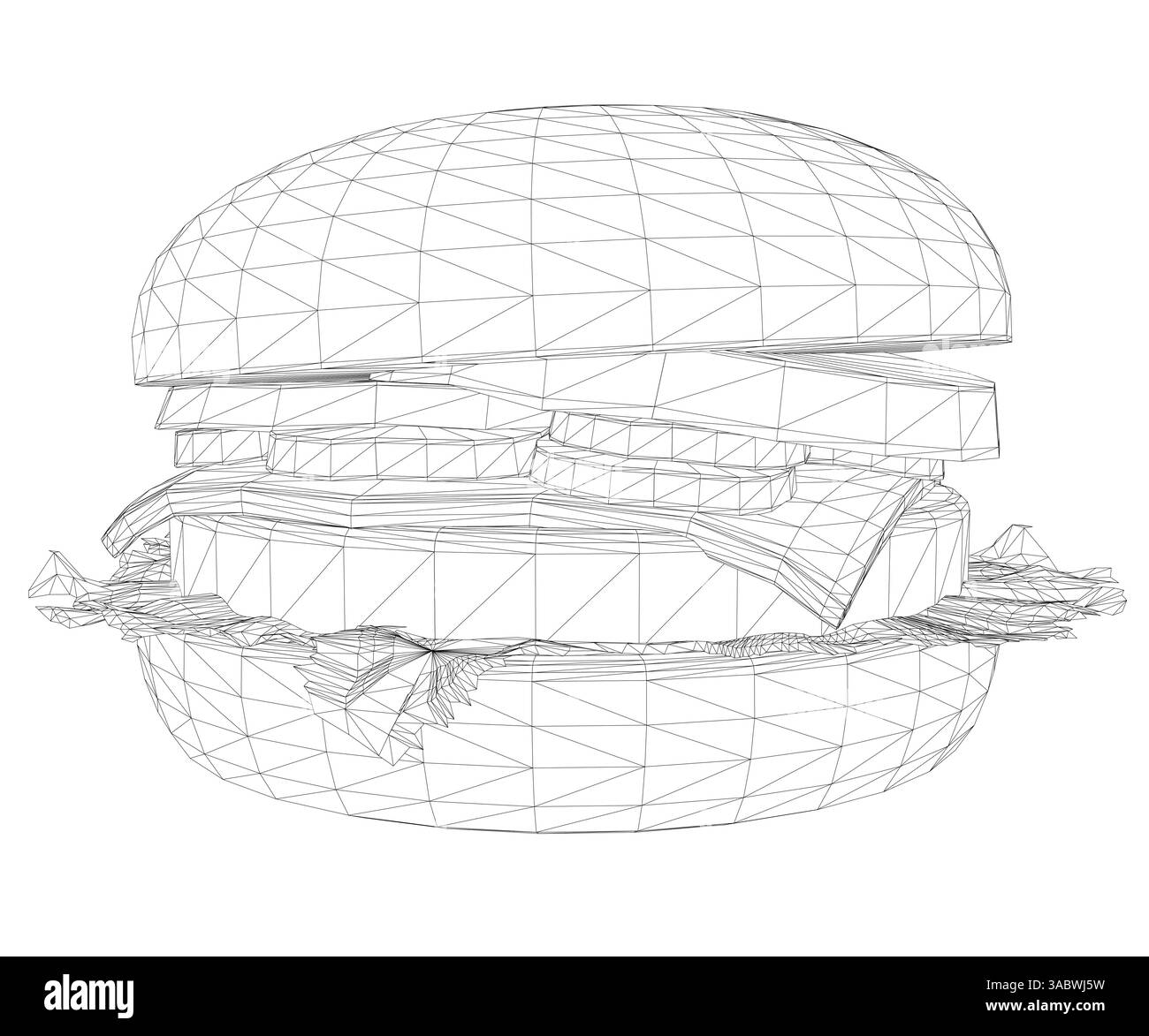 Bun close up Stock Vector Images - Alamy