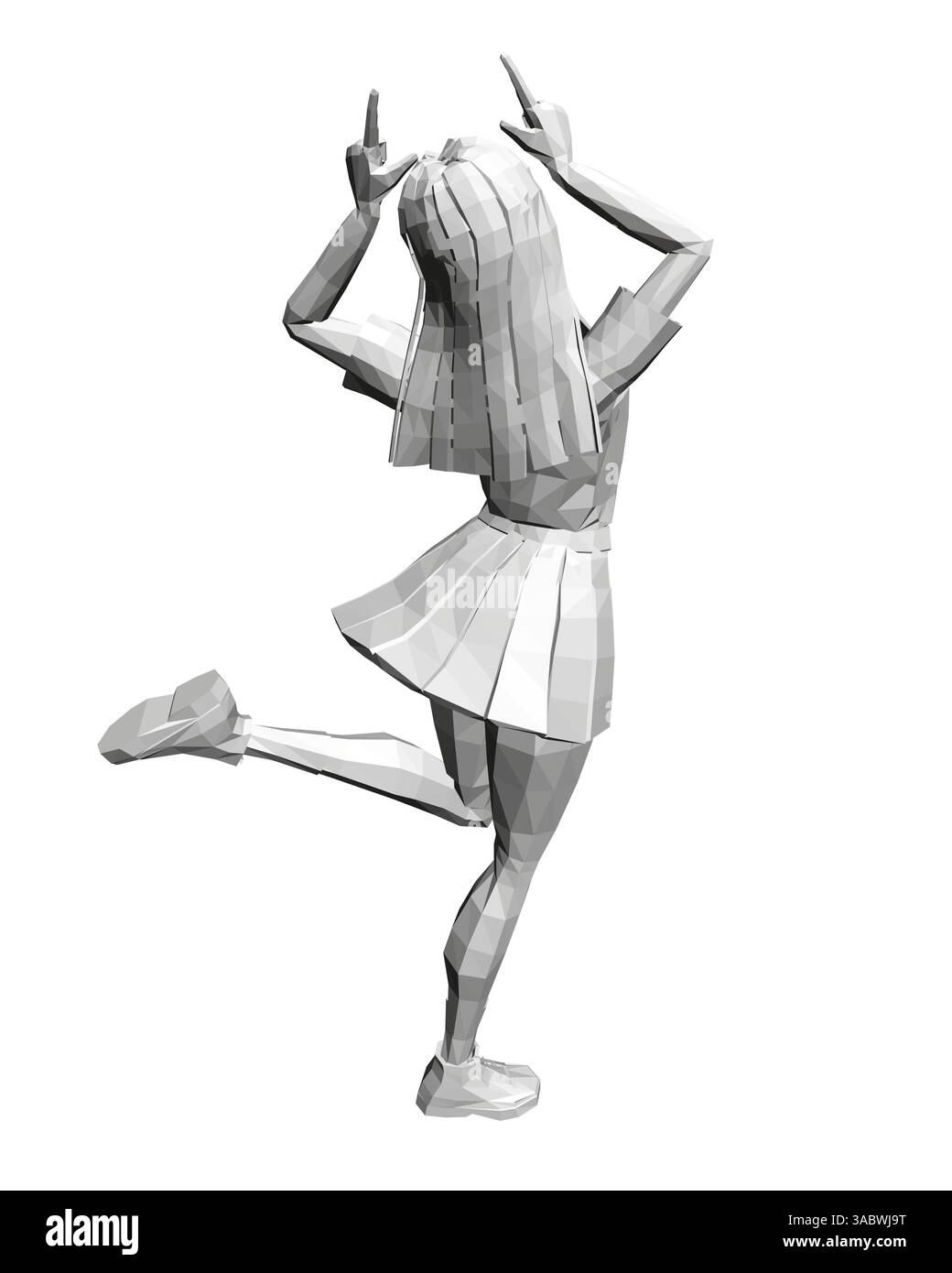 Portrait woman having fun Stock Vector Images - Alamy