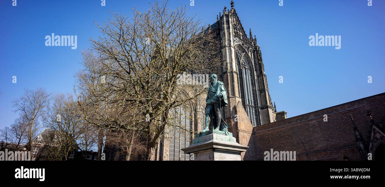 Tower and part of cathedral ship architectural detail of renovated ...