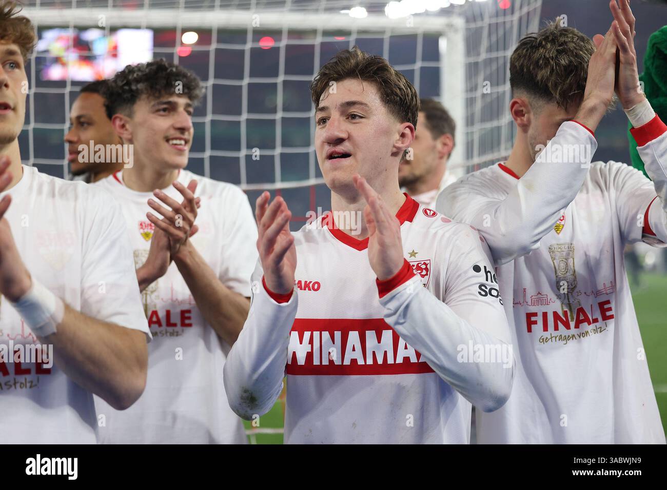 Stuttgart, Deutschland. 02nd Apr, 2025. 2025.04.02 xJAx Fussball DFB Pokal Halbfinale VFB ...