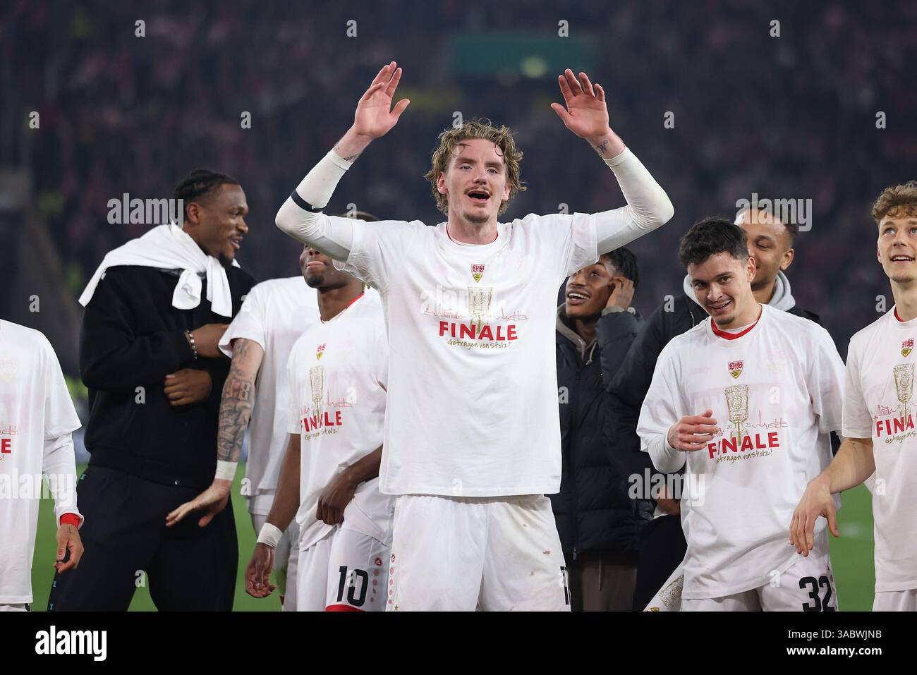 Stuttgart, Deutschland. 02nd Apr, 2025. 2025.04.02 xJAx Fussball DFB Pokal Halbfinale VFB ...