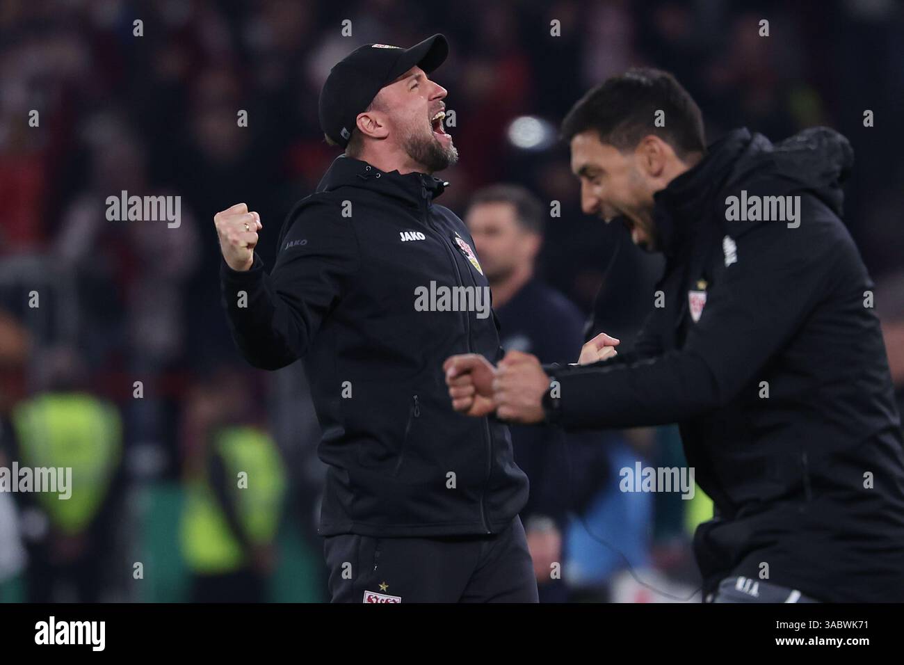 Stuttgart, Deutschland. 02nd Apr, 2025. 2025.04.02 xJAx Fussball DFB Pokal Halbfinale VFB ...