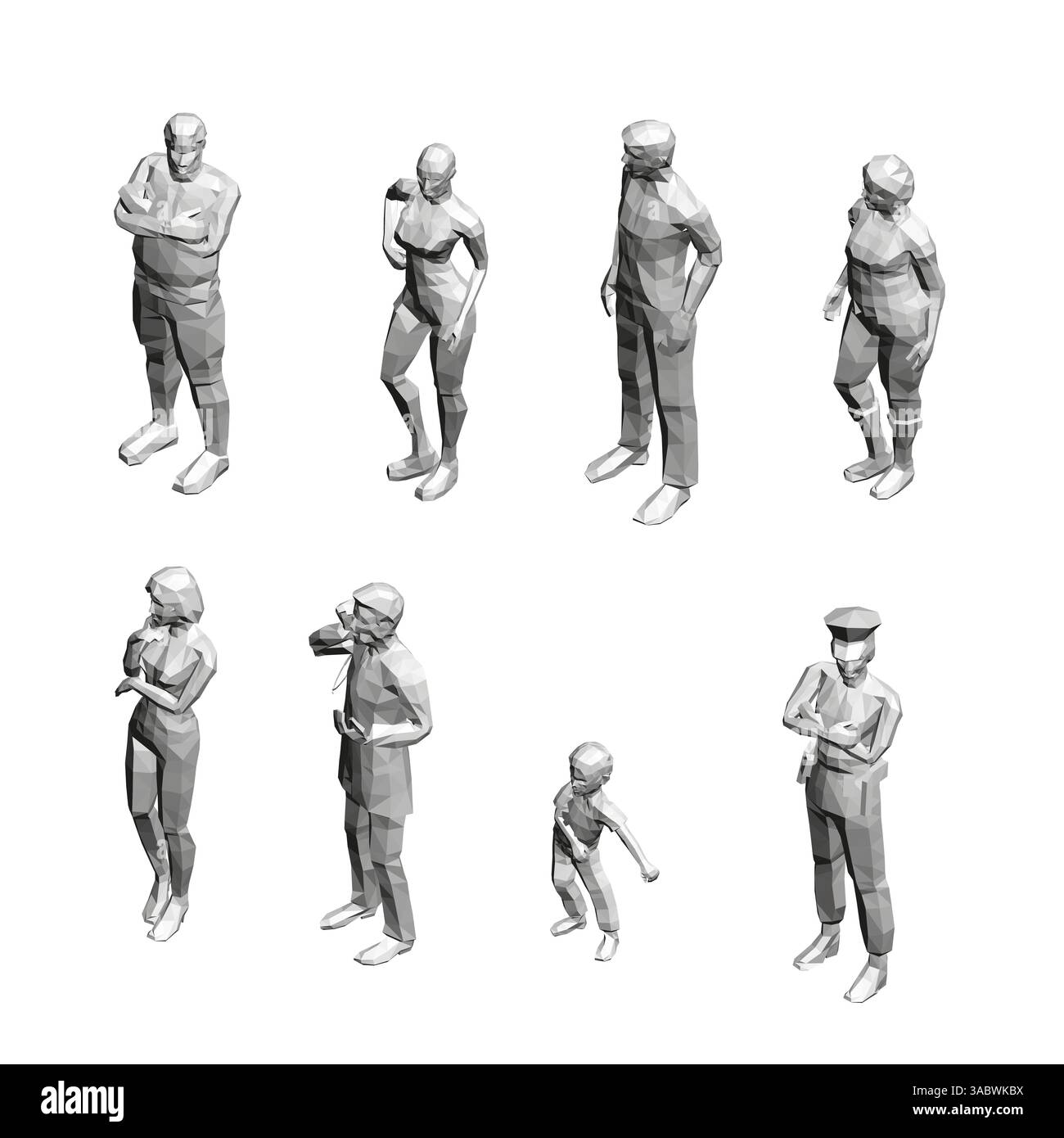 A group of people are shown in a row, with some of them wearing hats ...