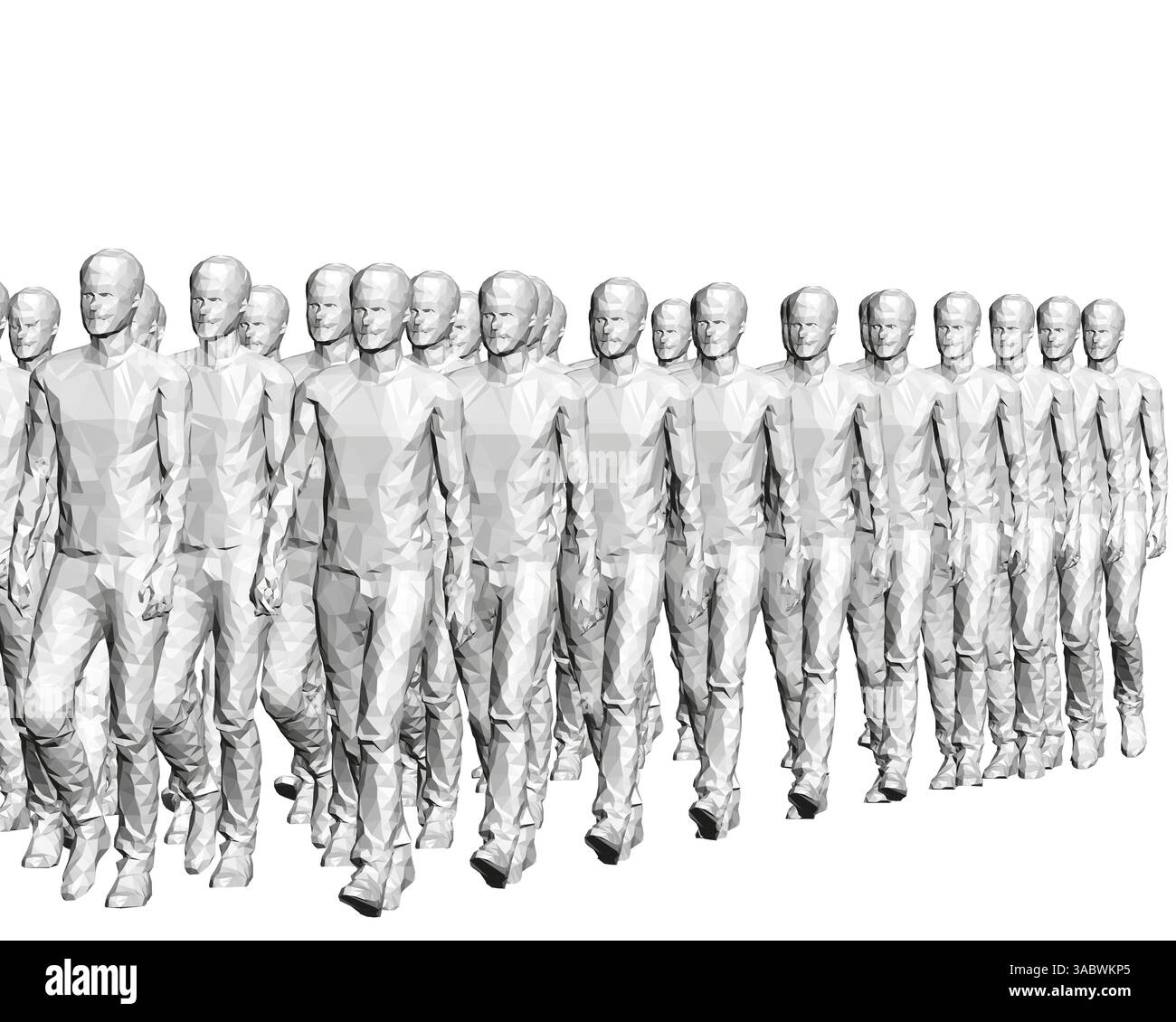 Walking in a straight line Stock Vector Images - Alamy