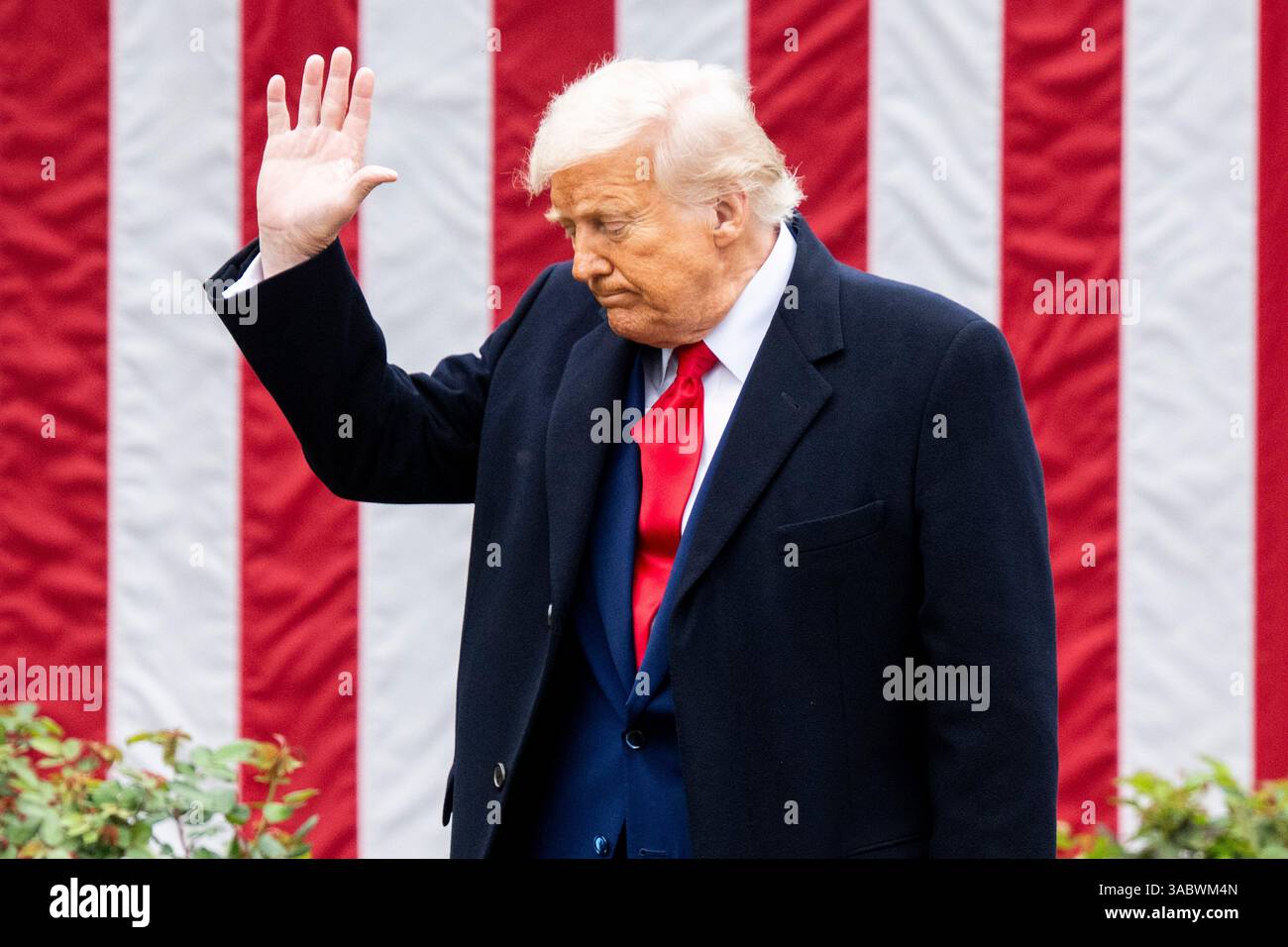 Washington, District Of Columbia, USA. 2nd Apr, 2025. President DONALD ...