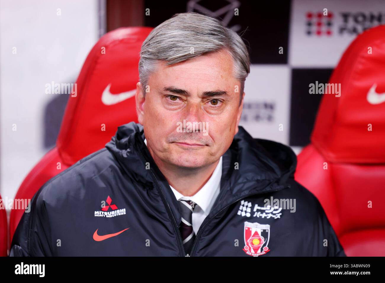 Saitama Stadium 2002, Saitama, Japan. 2nd Apr, 2025. Maciej Skorza (Reds), APRIL 2, 2025 ...