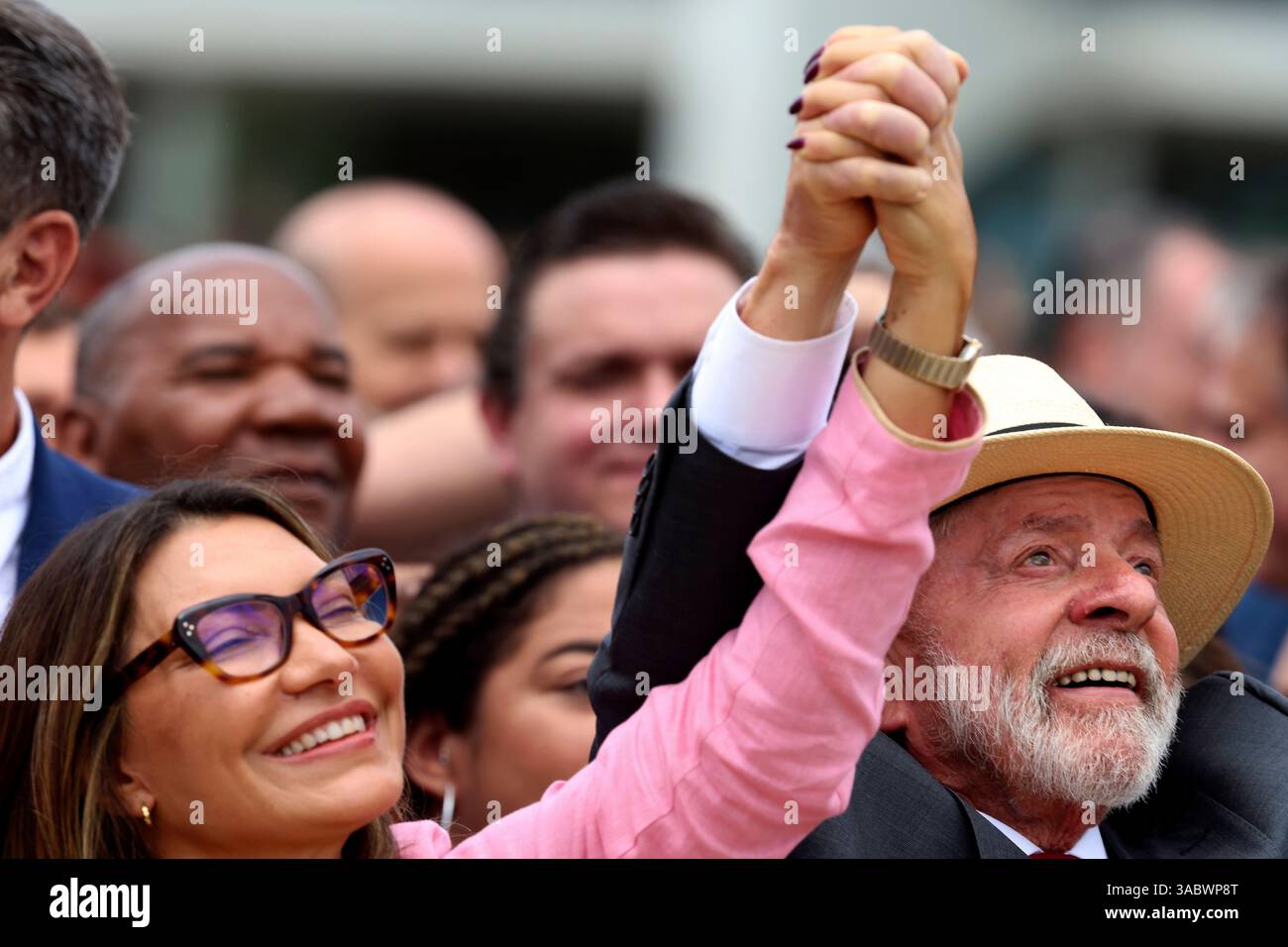 FILE - Brazilian President Luiz Inácio Lula da Silva and first lady ...