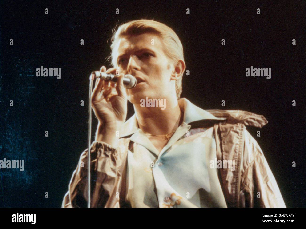 David Bowie, Boston Garden, May 6, 1978 Stock Photo - Alamy