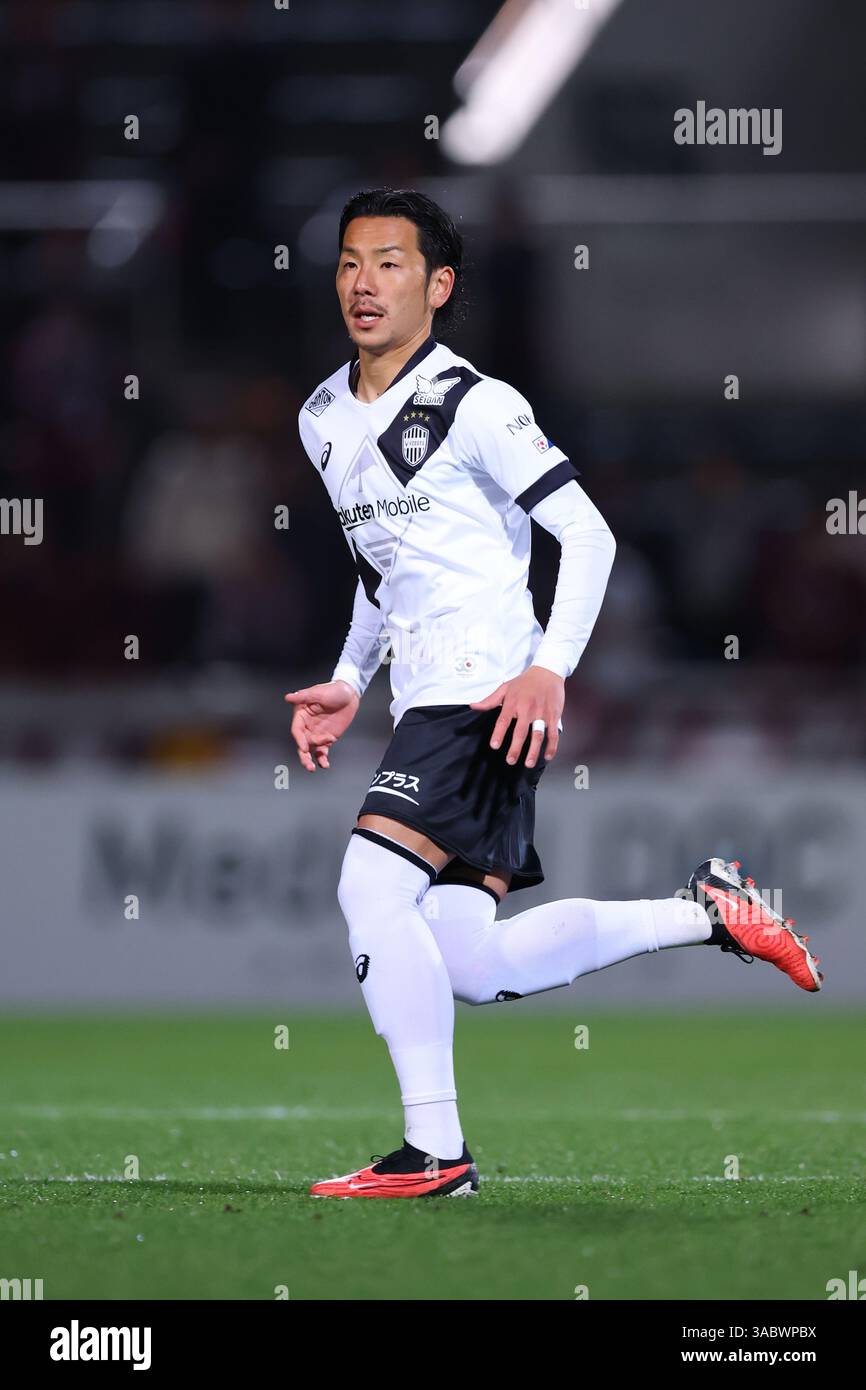 Kanagawa, Japan. 2nd Apr, 2025. Yosuke Ideguchi (Vissel) Football/Soccer : 2025 J1 League match ...