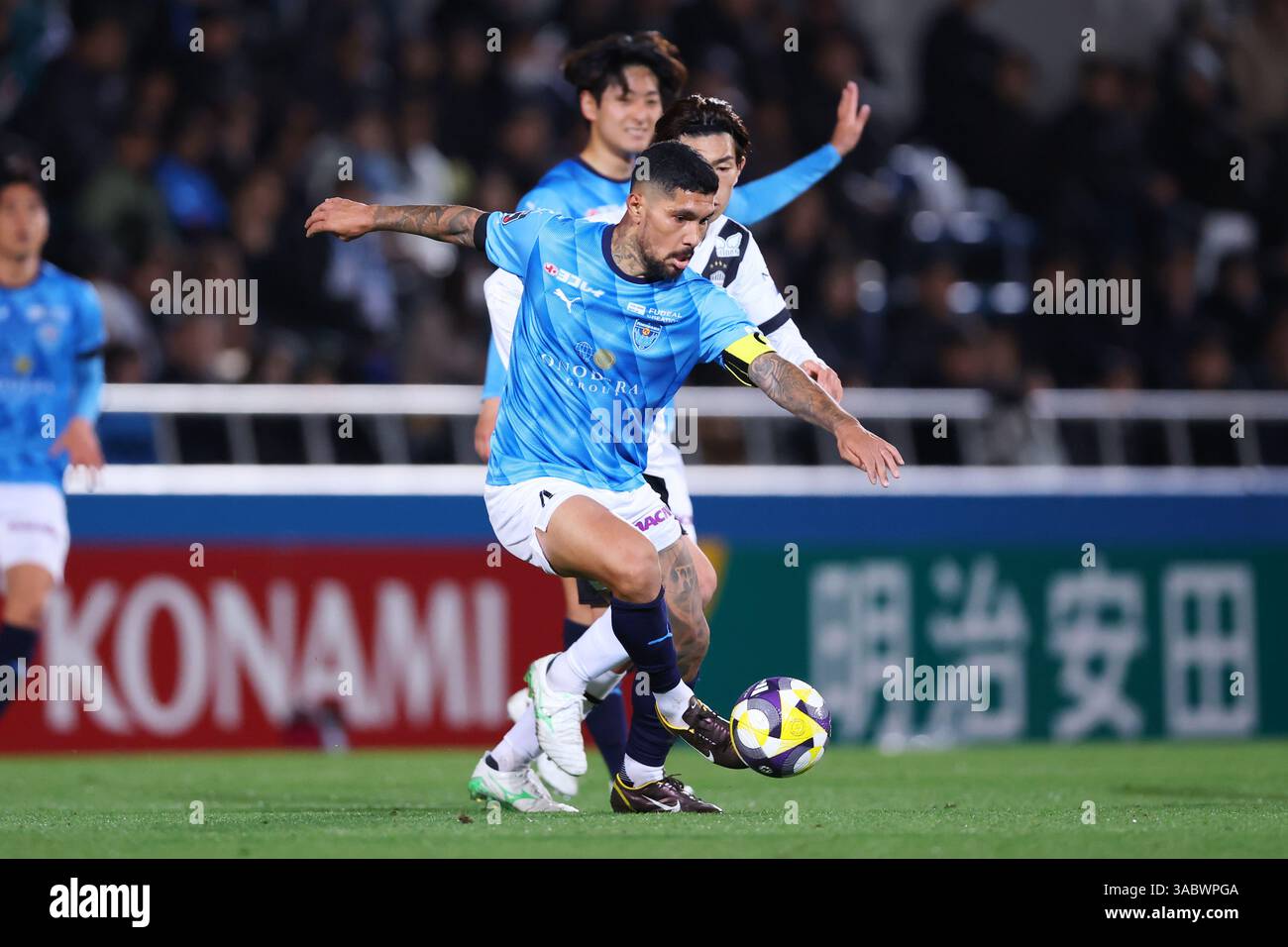 Kanagawa, Japan. 2nd Apr, 2025. Yuri Lara (Yokohama FC) Football/Soccer ...