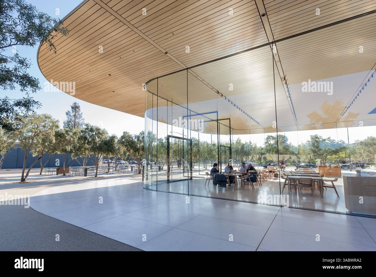 Cupertino, California, USA - March 28, 2018: Exterior view of Apple ...