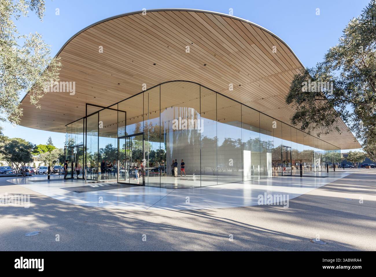 Cupertino, California, USA - March 28, 2018: Exterior view of Apple ...