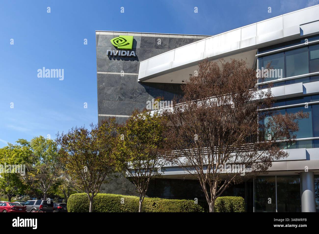 Santa Clara, California, USA - March 29, 2018: Nvidia headquarters in ...
