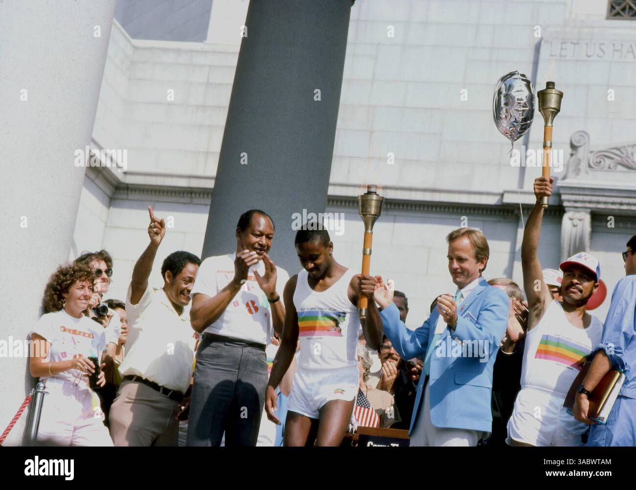 Los ángeles city hall 1980's hi-res stock photography and images - Alamy