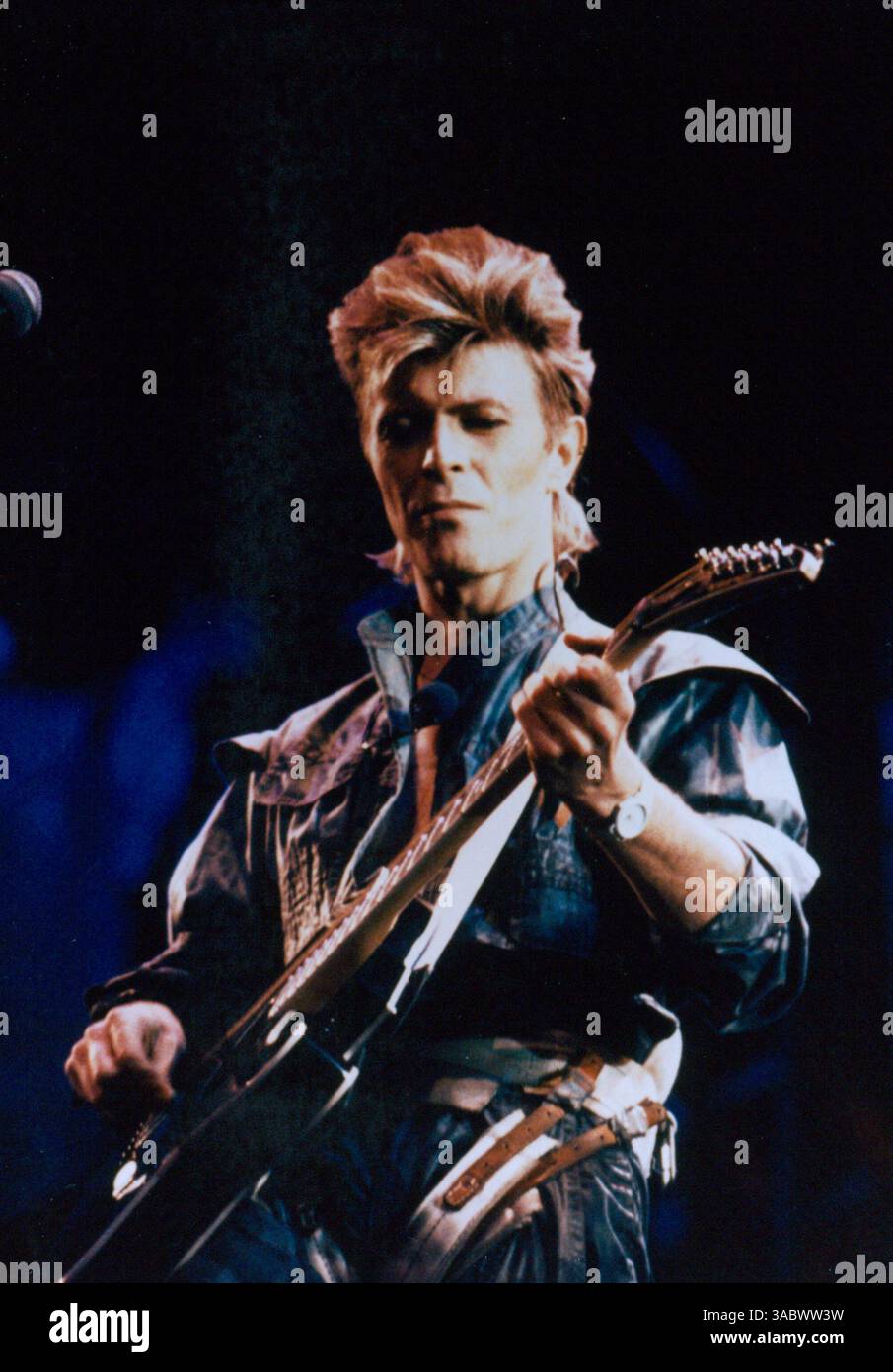 David Bowie, Olympic Stadium, Montreal, Quebec, Canada, August 30, 1987 ...