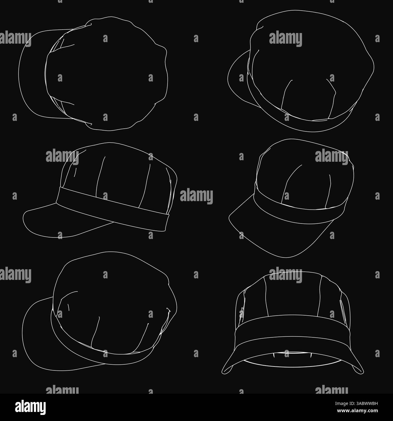 Similar hats Stock Vector Images - Alamy