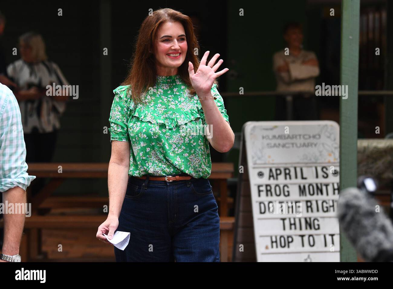Brisbane, Australia. 03rd Apr, 2025. Labor candidate for Dickson Ali ...