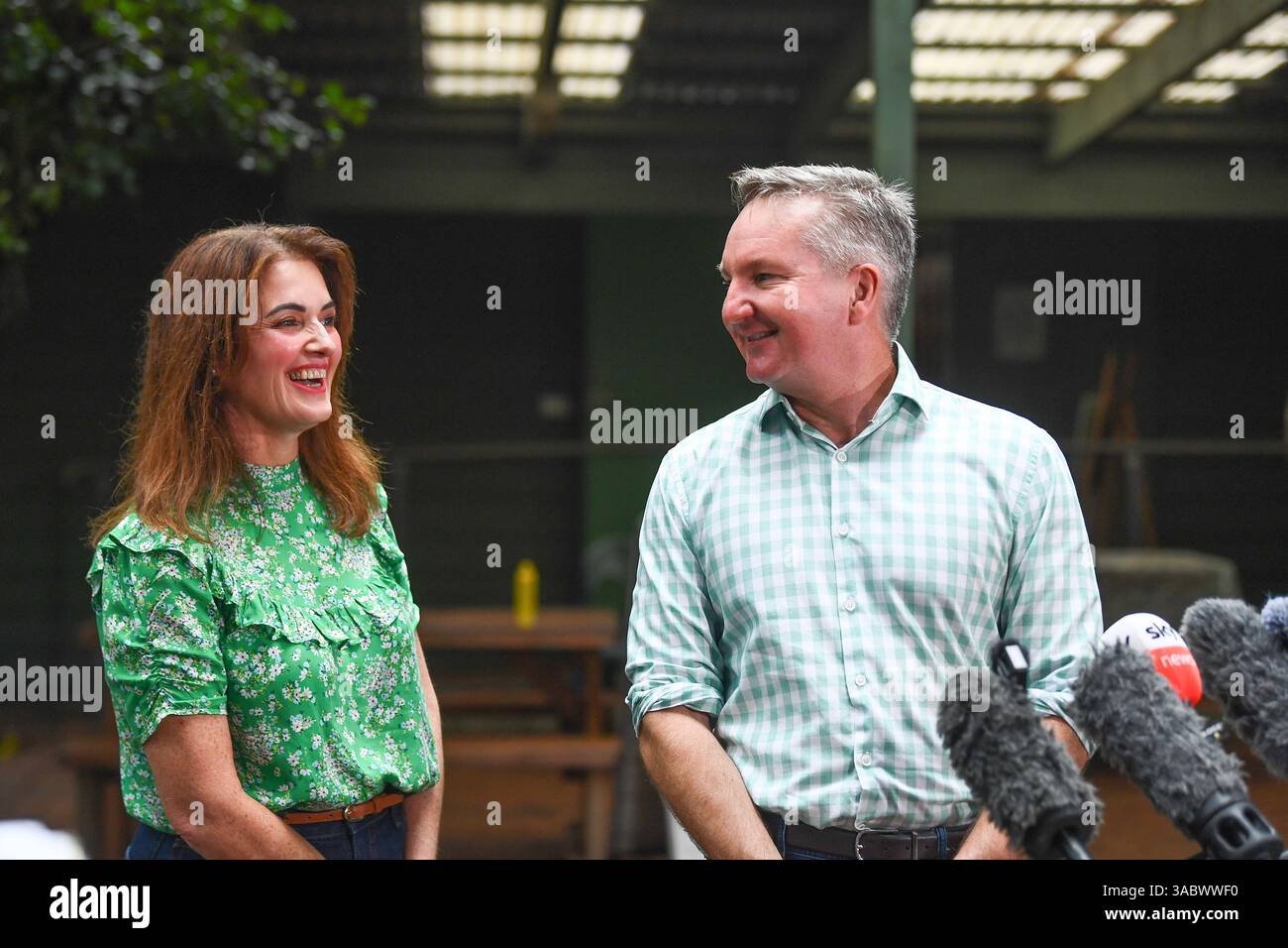 Brisbane, Australia. 03rd Apr, 2025. Federal Minister for Climate ...