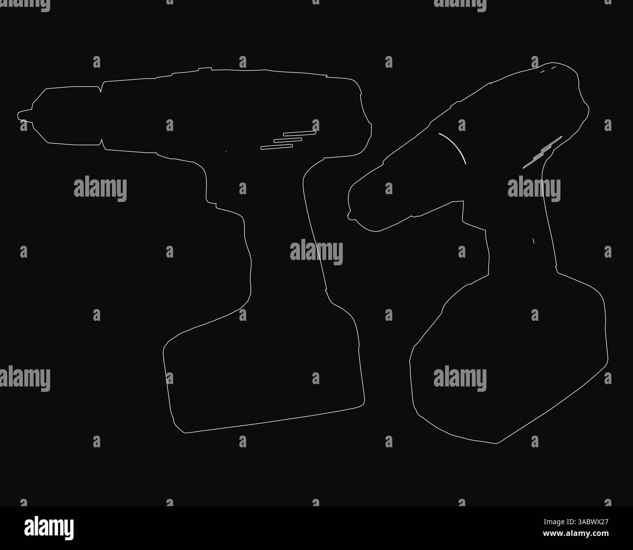 Horizontal outline trendy black Stock Vector Images - Alamy