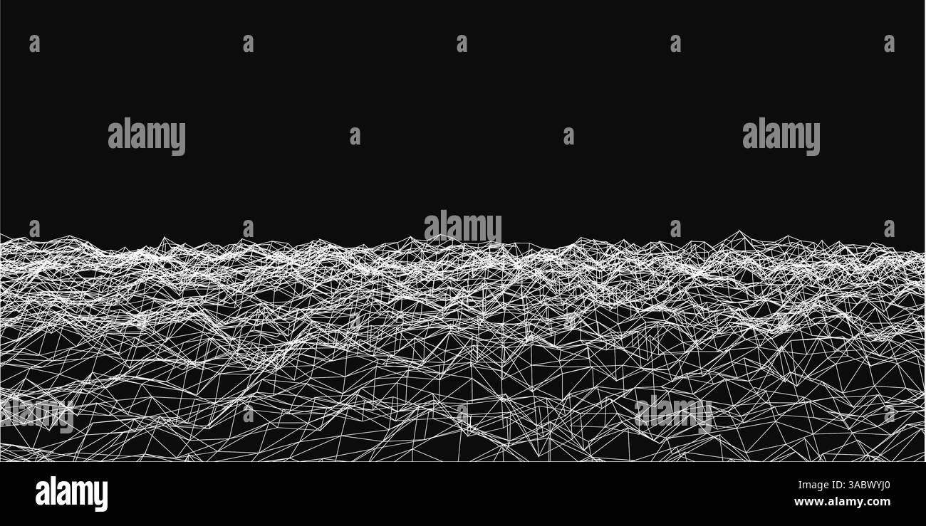 Black white illustration vast Stock Vector Images - Alamy