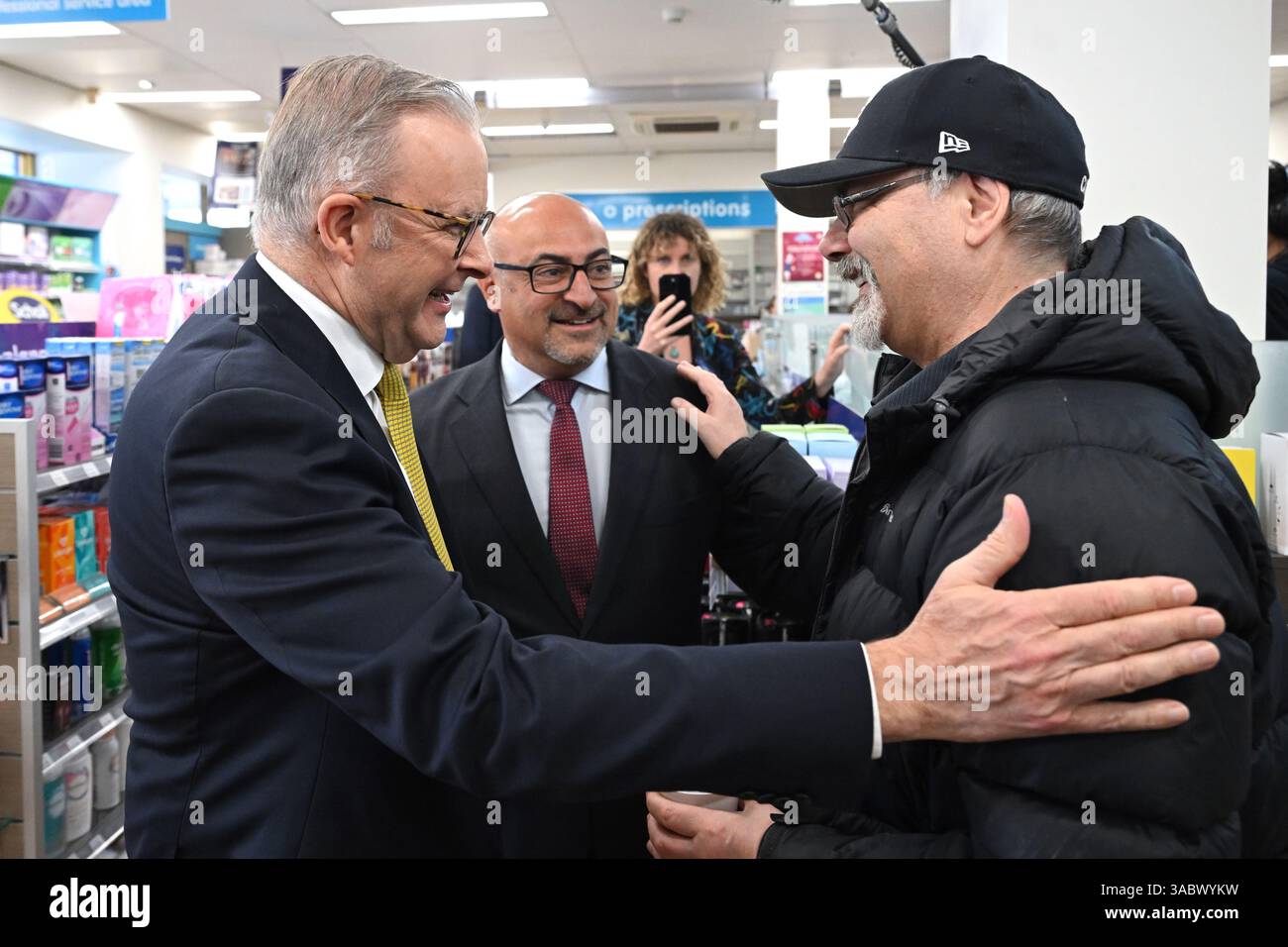 Melbourne, Australia. 03rd Apr, 2025. Australian Prime Minister Anthony ...