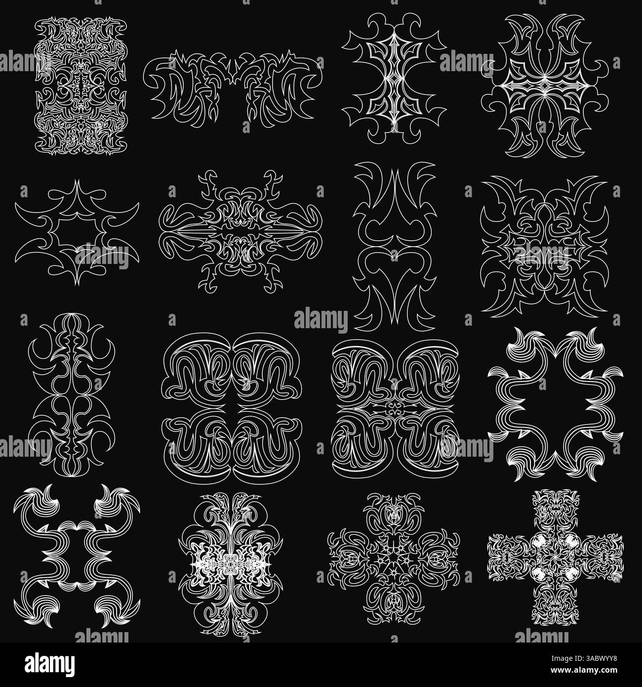 Antique crosses Stock Vector Images - Alamy