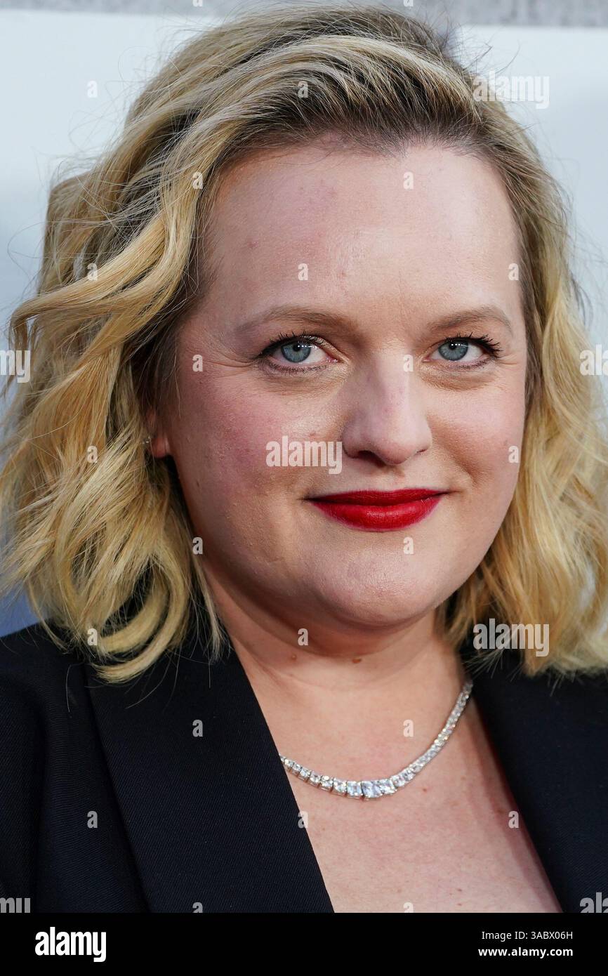 Elisabeth Moss arrives at the premiere of the sixth season of "The ...