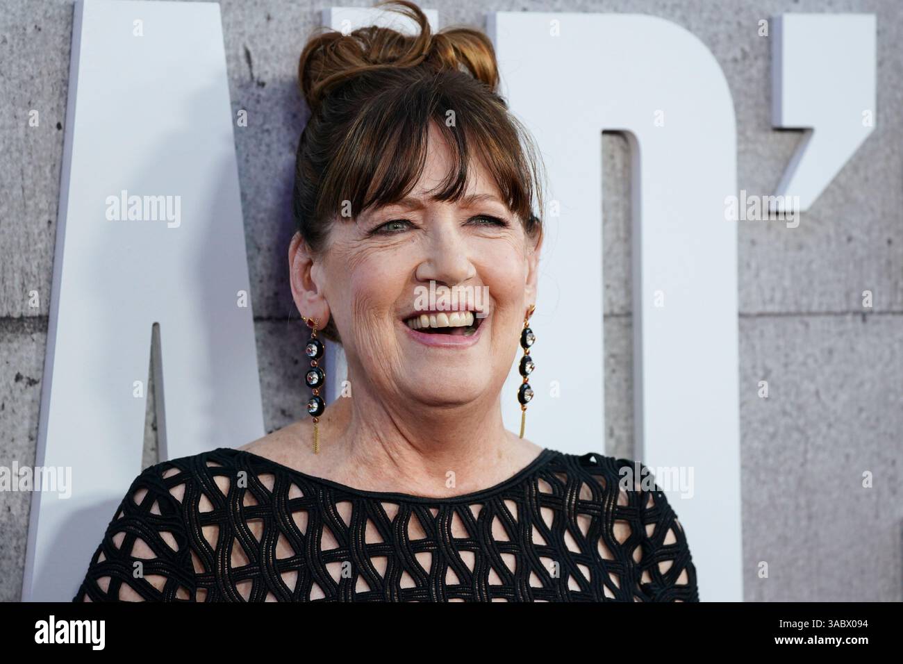 Ann Dowd arrives at the premiere of the sixth season of "The Handmaid's Tale" on Wednesday ...