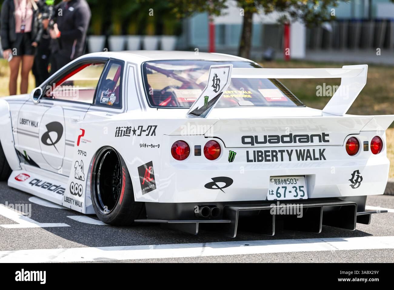 SUZUKA, JAPAN - APRIL 3: The Custom Car(Nissan Skyline R32) which ...