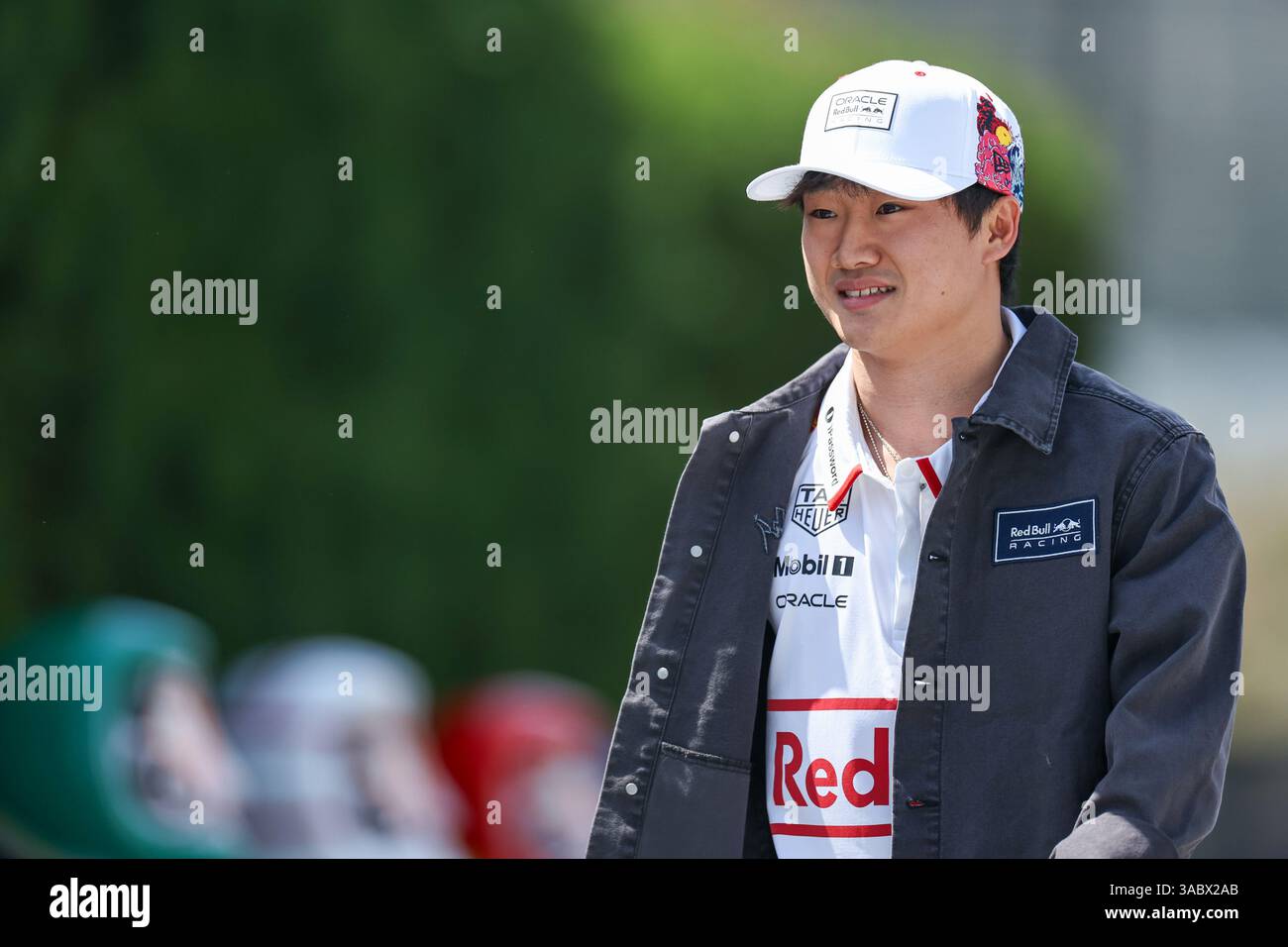 SUZUKA, JAPAN - APRIL 3:Yuki Tsunoda of Japan and Oracle Red Bull ...