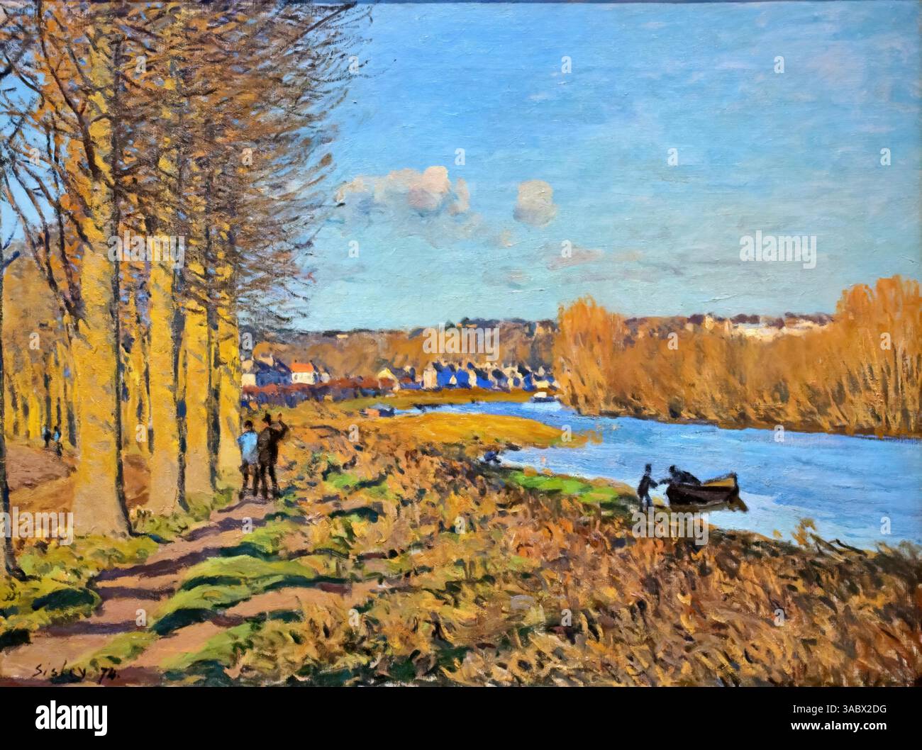 Sisley painting Stock Vector Images - Alamy