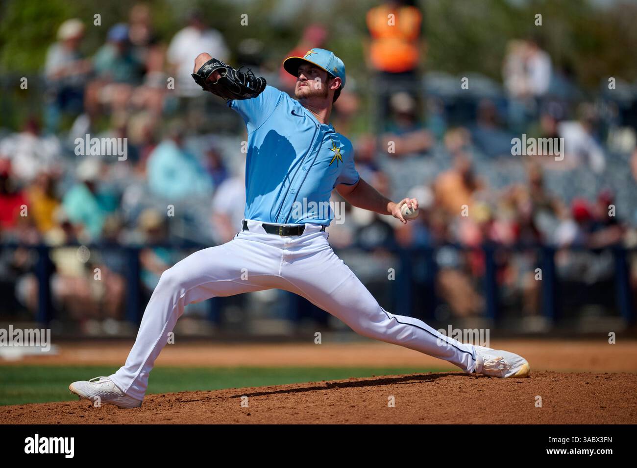Tampa Bay Rays pitcher Mason Montgomery (48) during an MLB Spring ...