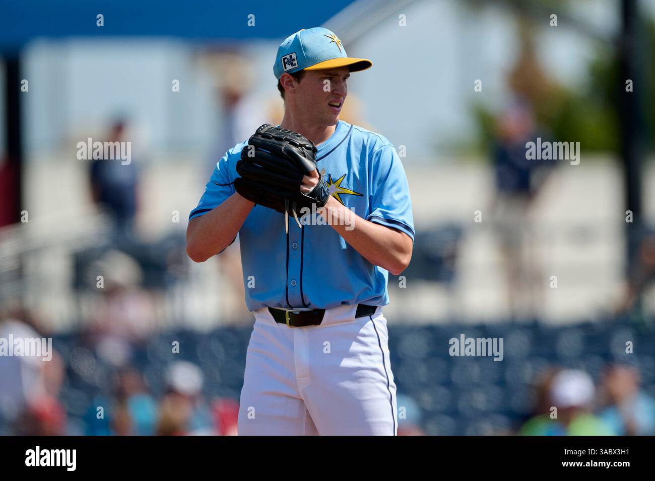 Tampa Bay Rays pitcher Kevin Kelly (49) during an MLB Spring Training ...