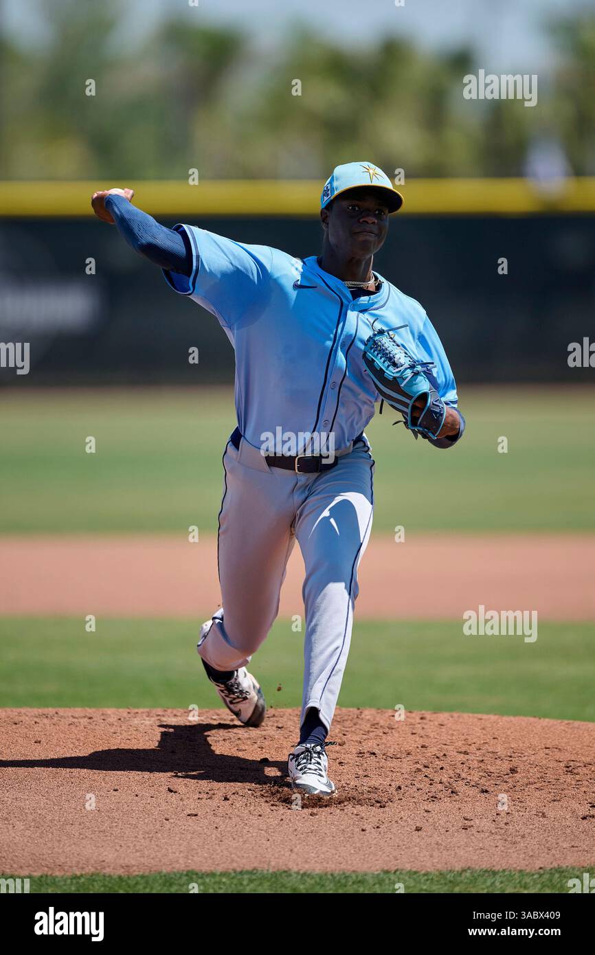 Tampa Bay Rays pitcher Gary Gill Hill (36) during an MiLB Spring ...