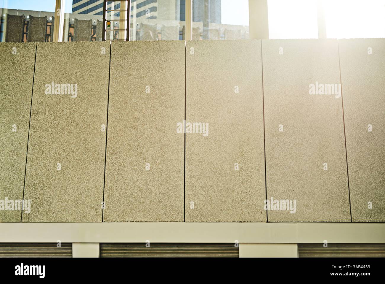 Building, wall and exterior design of architecture for signage ...