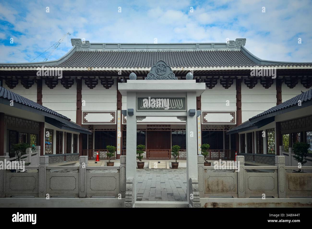 Klang, Malaysia - Apr 1, 2025: The exterior view of Masjid Jamek Cina Muslim Klang, Selangor ...