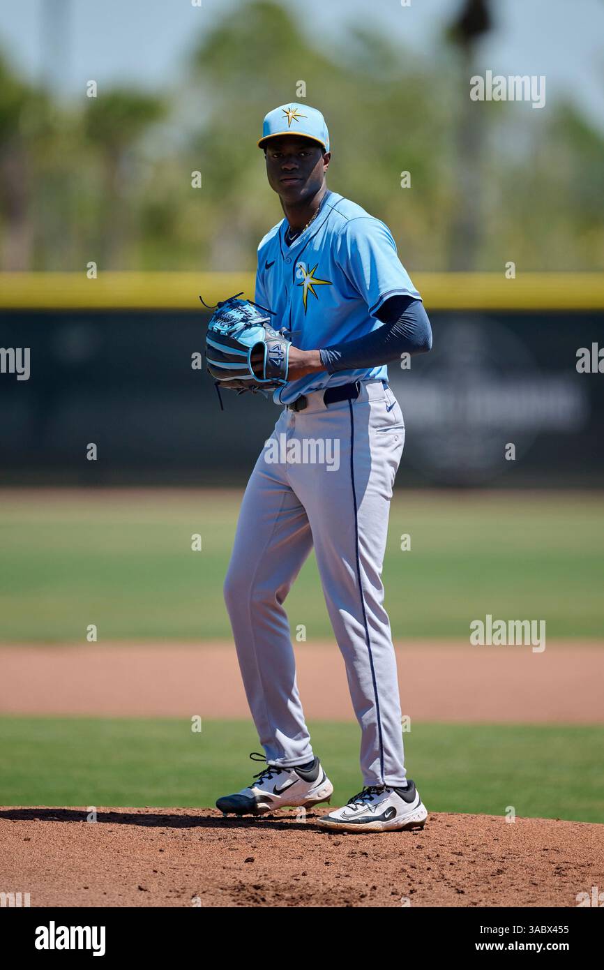 Tampa Bay Rays pitcher Gary Gill Hill (36) during an MiLB Spring ...