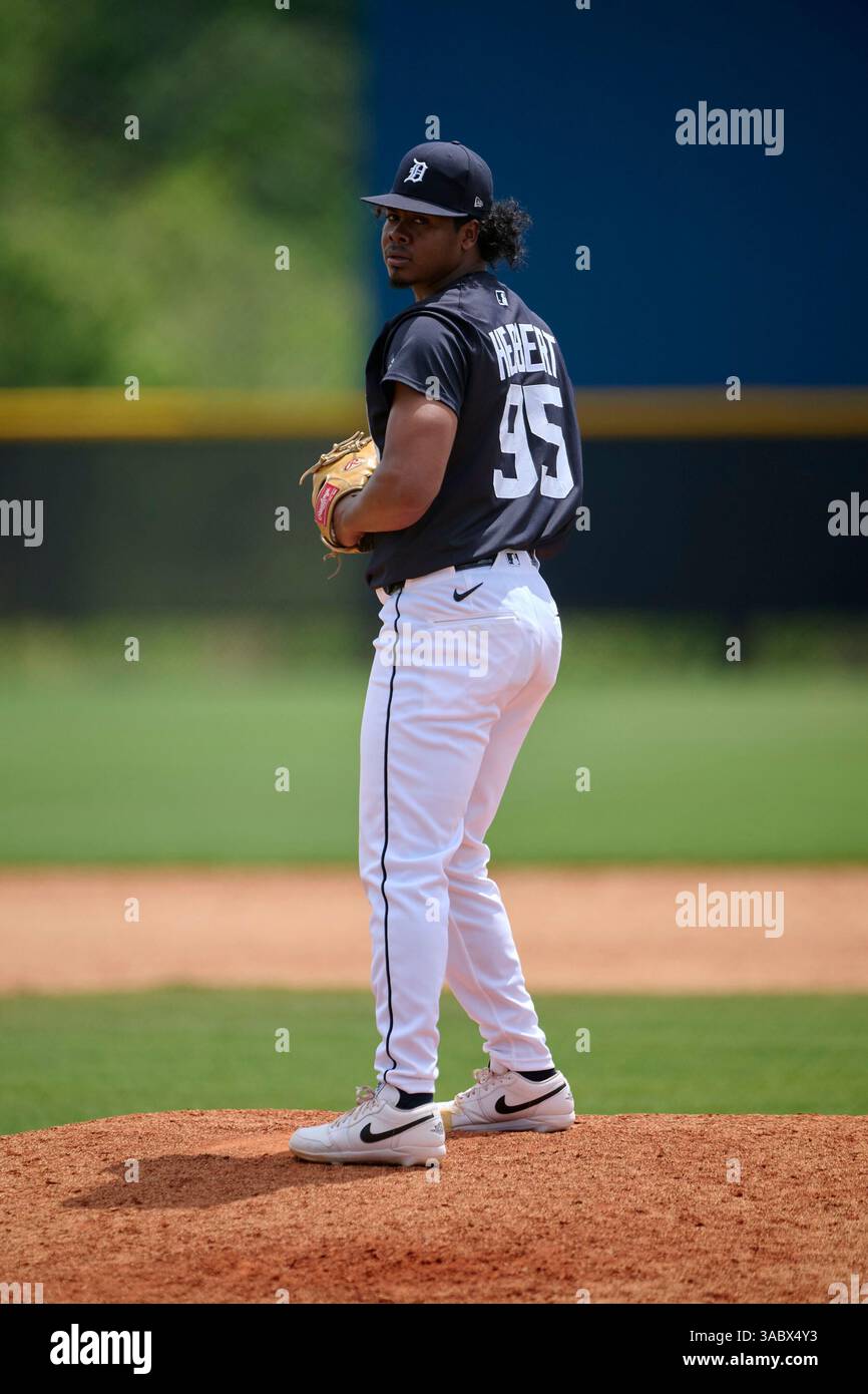 Detroit Tigers pitcher Duque Hebbert (95) during an MiLB Spring ...