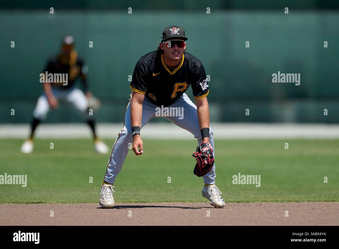 Pittsburgh Pirates shortstop Wyatt Sanford (5) during an MiLB Spring ...