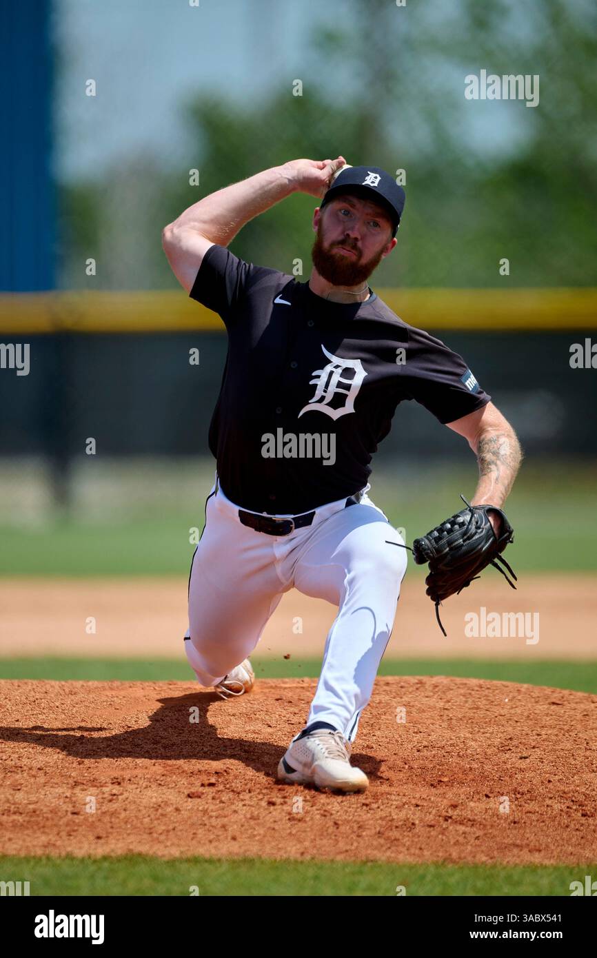 Detroit Tigers pitcher CJ Weins (39) during an MiLB Spring Training ...