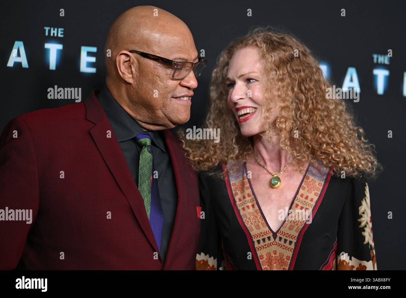 (L-R) Laurence Fishburne and Bronwyn Anne Moylan attend 'The Amateur ...