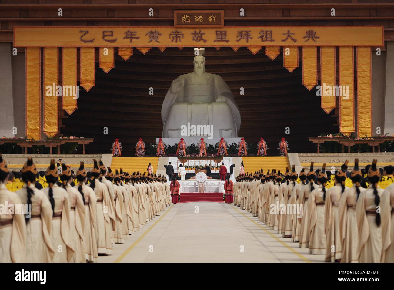 **CHINESE MAINLAND, HONG KONG, MACAU AND TAIWAN OUT** A ceremony to ...