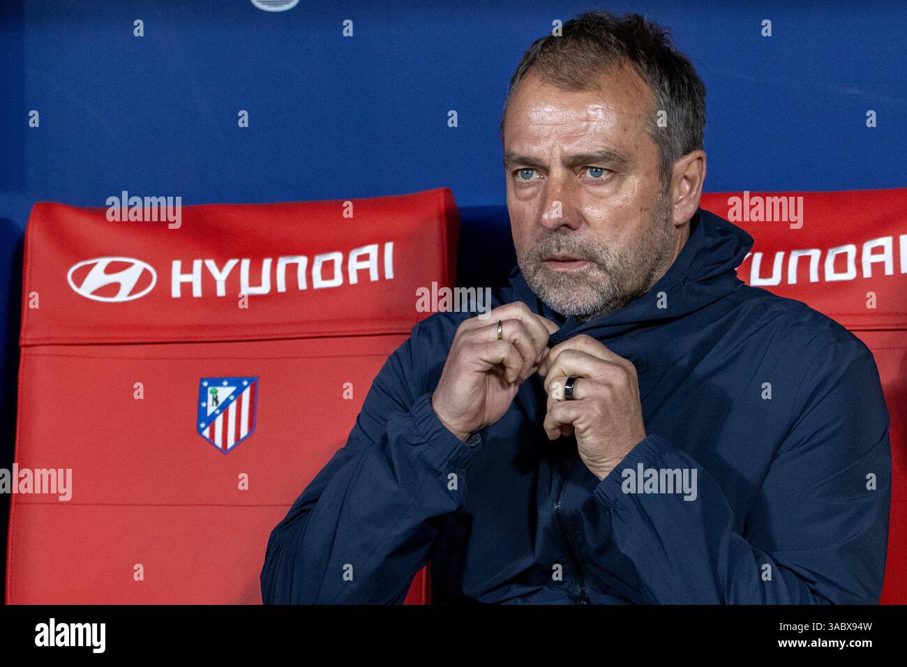Madrid, Spain. 02nd Apr, 2025. Hansi Flick FC Barcelona first team ...