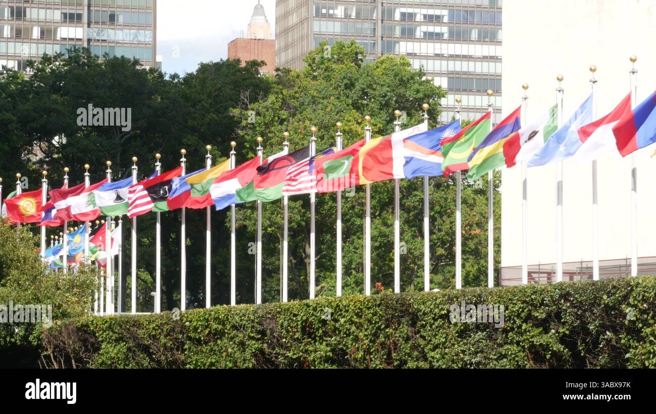 New York City, United States - 12 Sept 2023: United Nations UN ...