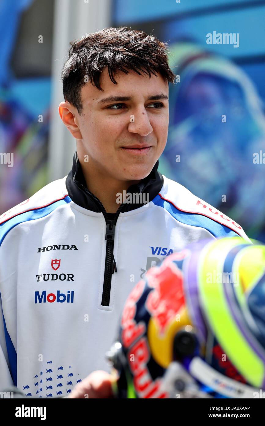 Suzuka, Japan. 03rd Apr, 2025. Isack Hadjar (FRA) Racing Bulls. 03.04. ...