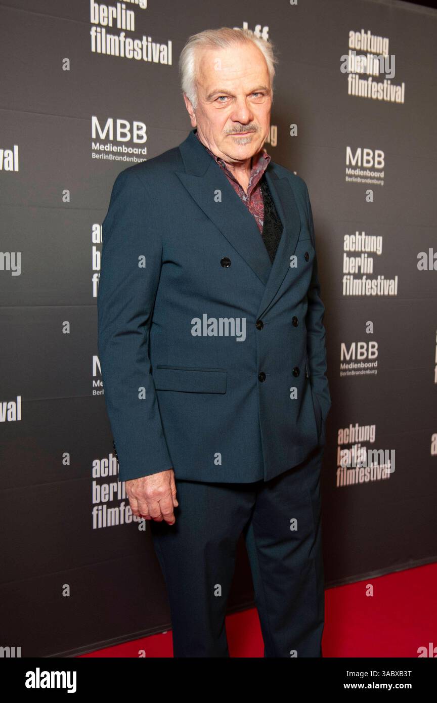 Bernhard Schütz bei der Eröffnung vom 21. achtung berlin Filmfestival ...