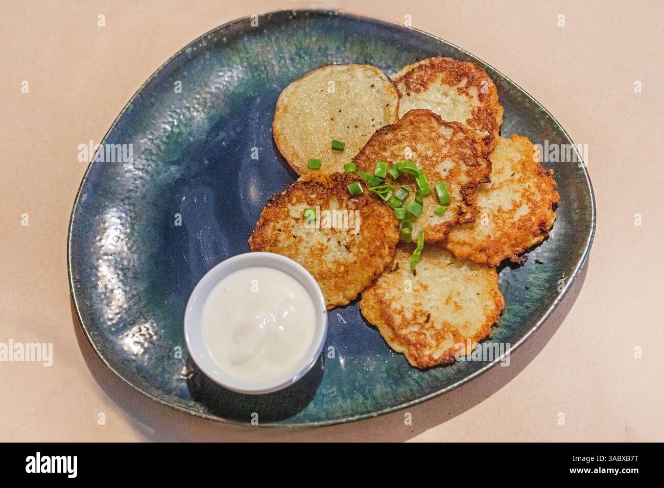 Classic draniki hi-res stock photography and images - Alamy