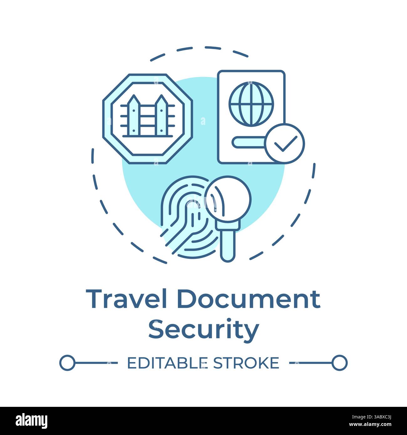 Passports and visas Stock Vector Images - Alamy