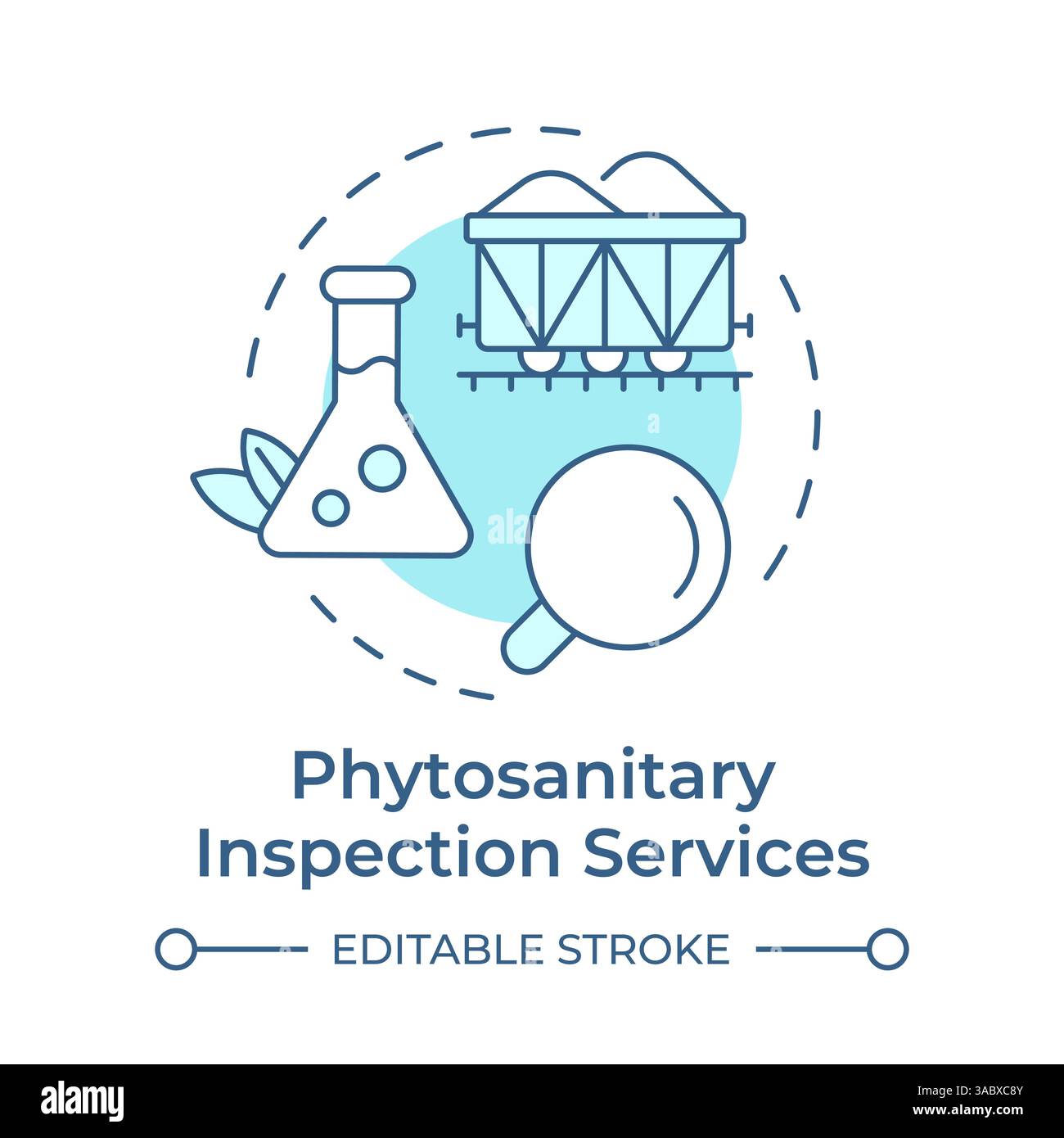 Inspection at the border Cut Out Stock Images & Pictures - Alamy