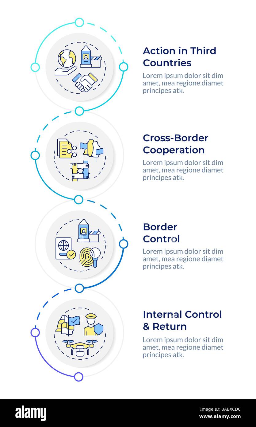 Four filter model infographic vertical sequence Stock Vector Image & Art - Alamy